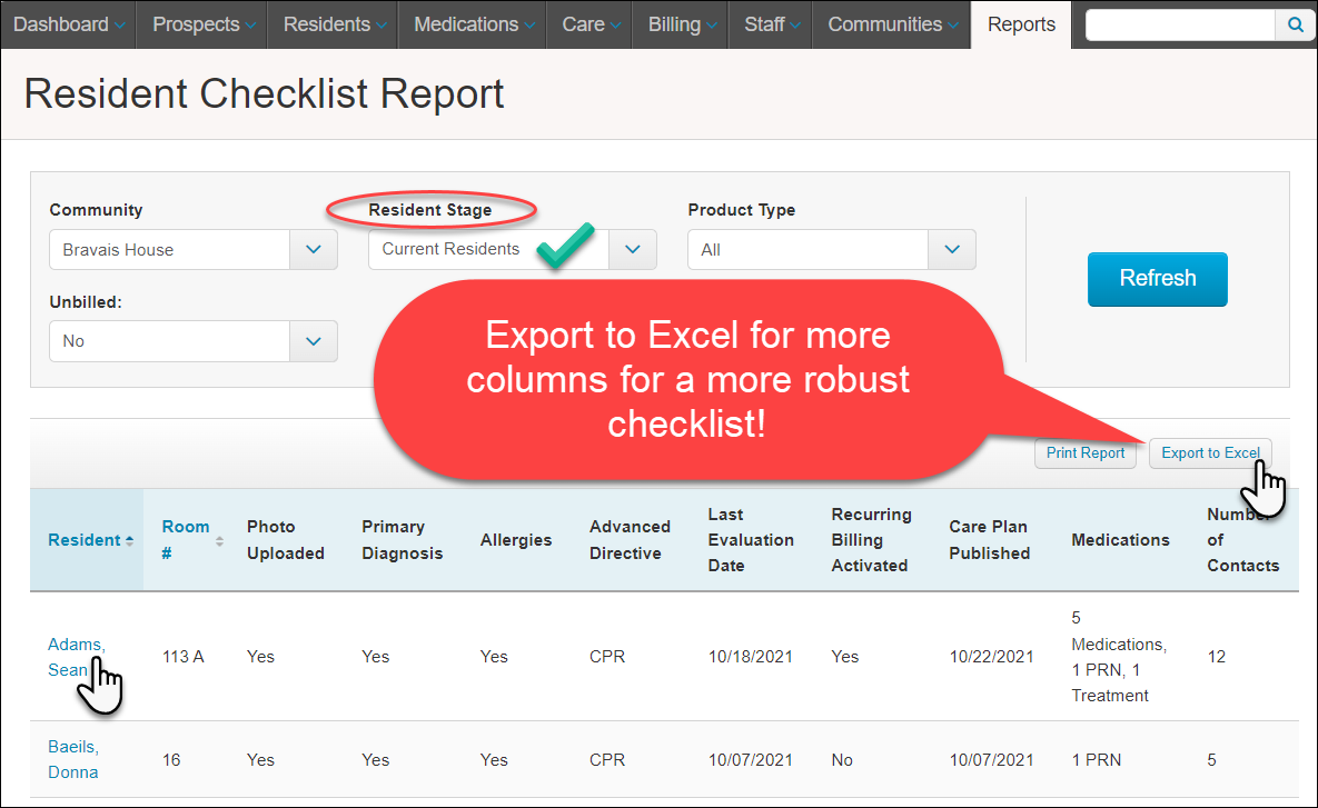 Guide to Resident Reports – Medtelligent