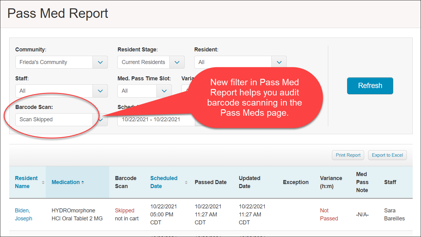 How to Use Barcode Scanning in Pass Meds – Medtelligent